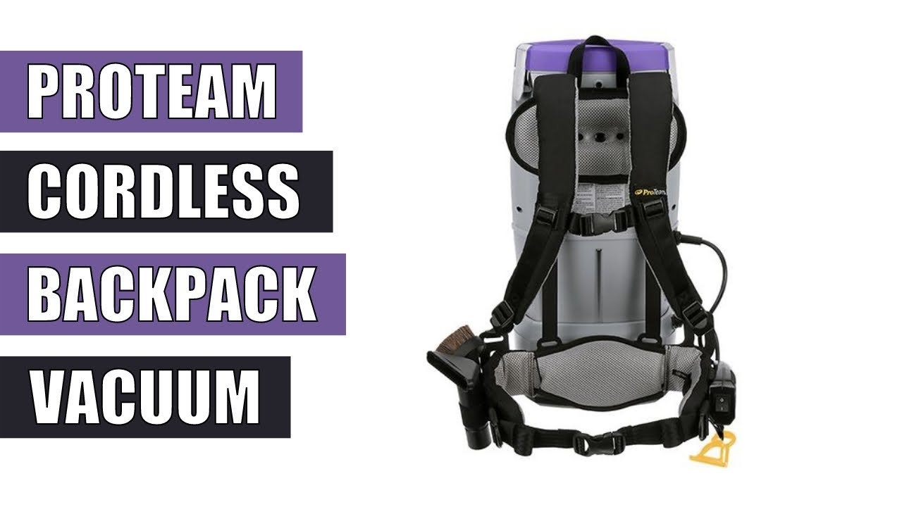 Pro Backpack Vacuum Cordless