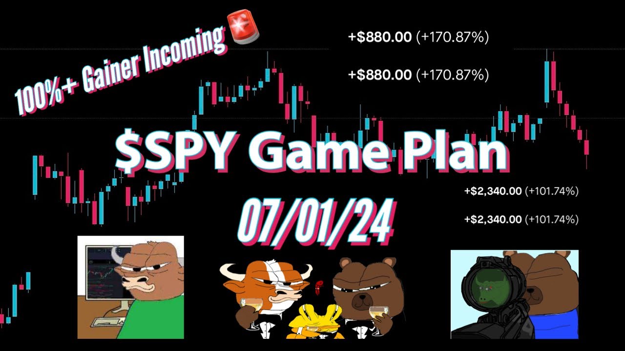 $SPY Intraday Game Plan (07/01/24) - YouTube