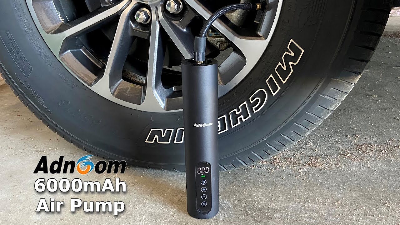 Smart and Portable: ADNOOM Air Compressor Review and Test - YouTube
