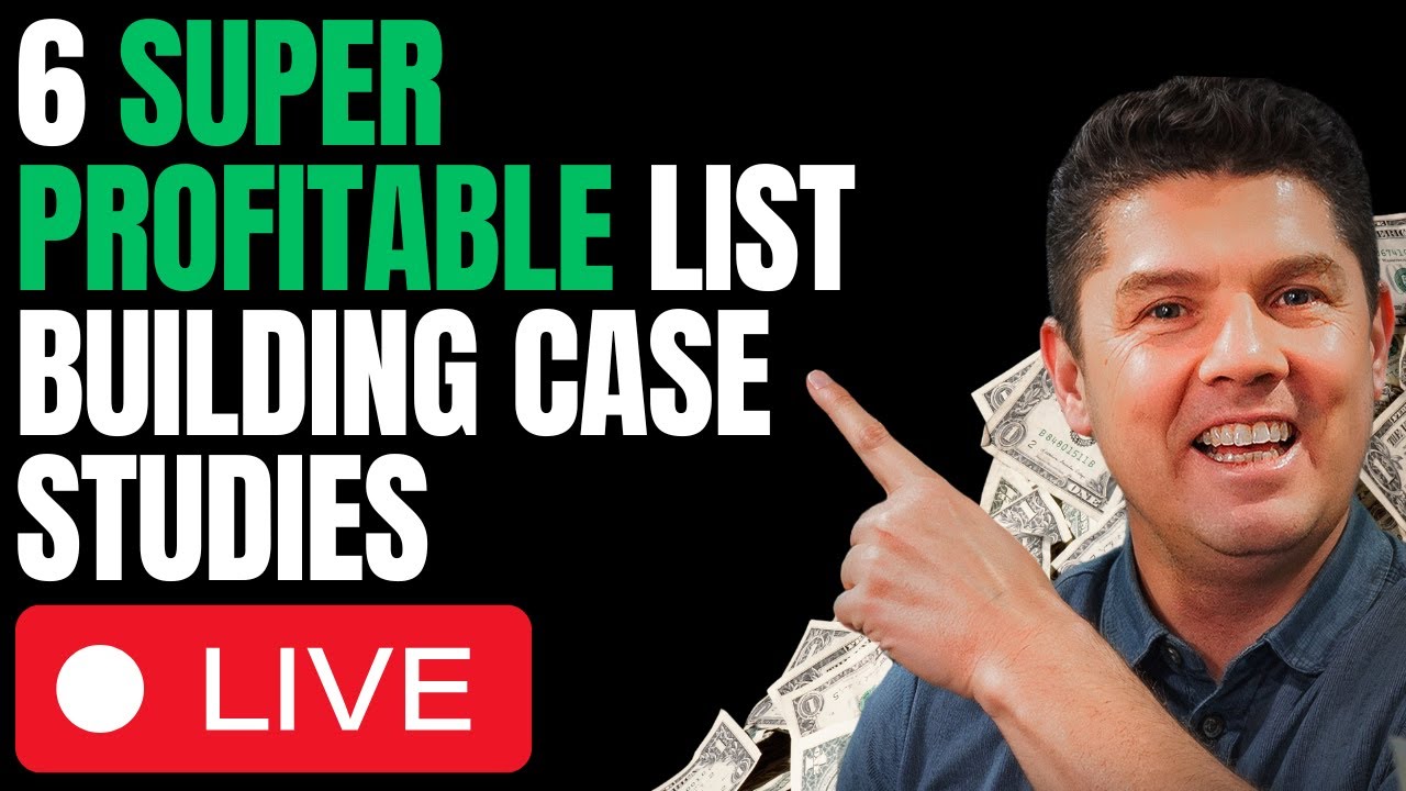 🔴LIVE Bill McIntosh Show: 6 Email List Building Strategies To Hit Your ...