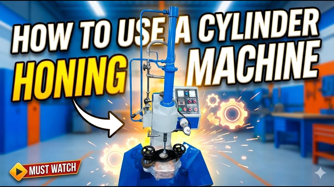 How to Use an Engine Cylinder Honing Machine - YouTube