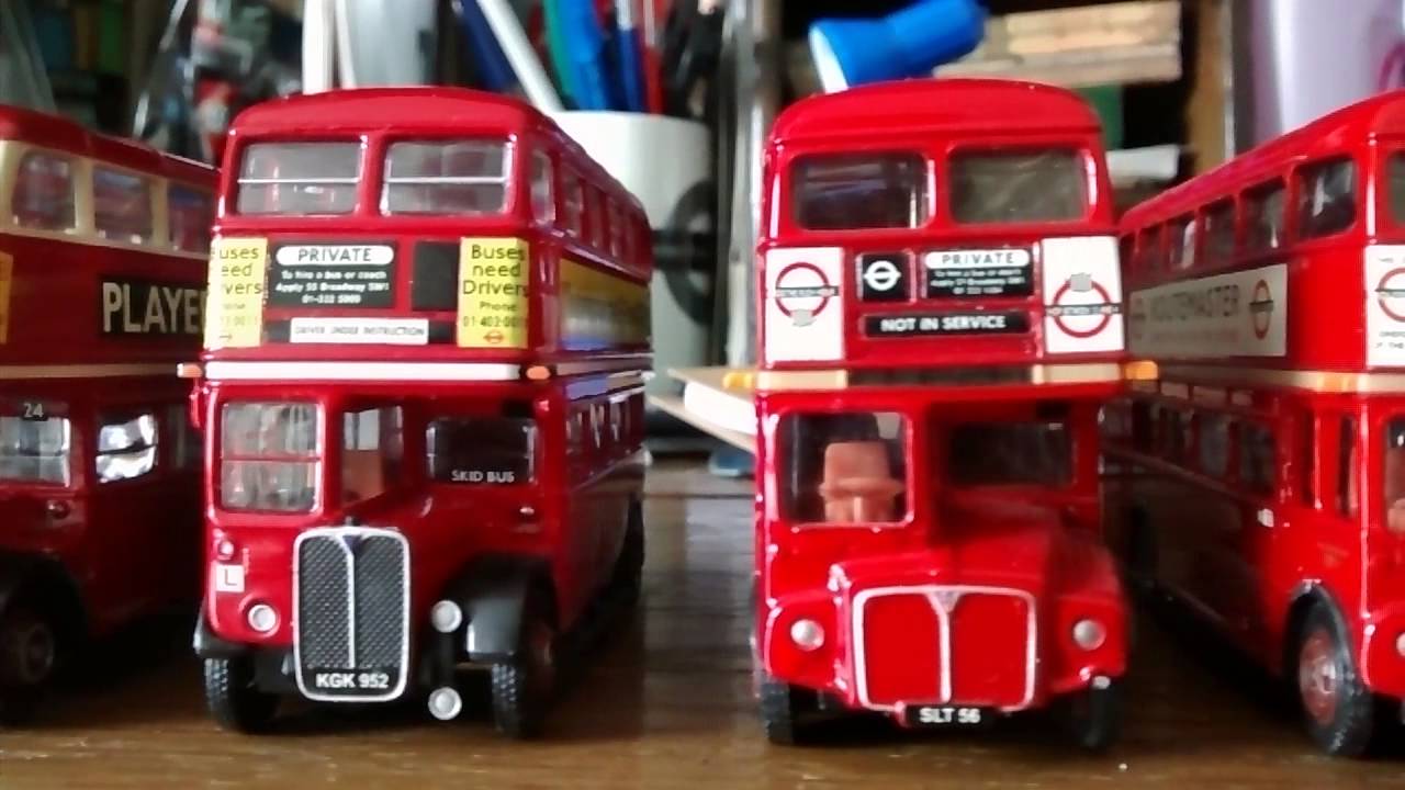 Code 3 model buses and service vehicles - YouTube