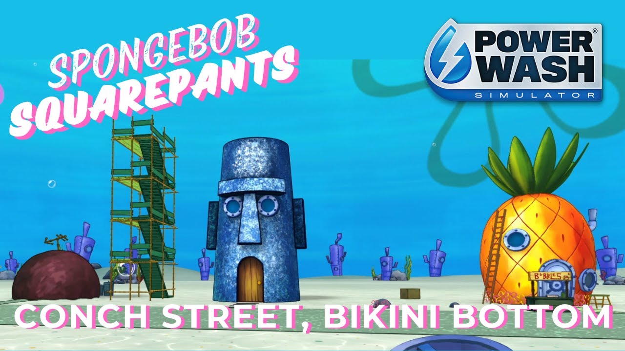 Conch Street Bikini Bottom | Spongebob Squarepants | Powerwash ...