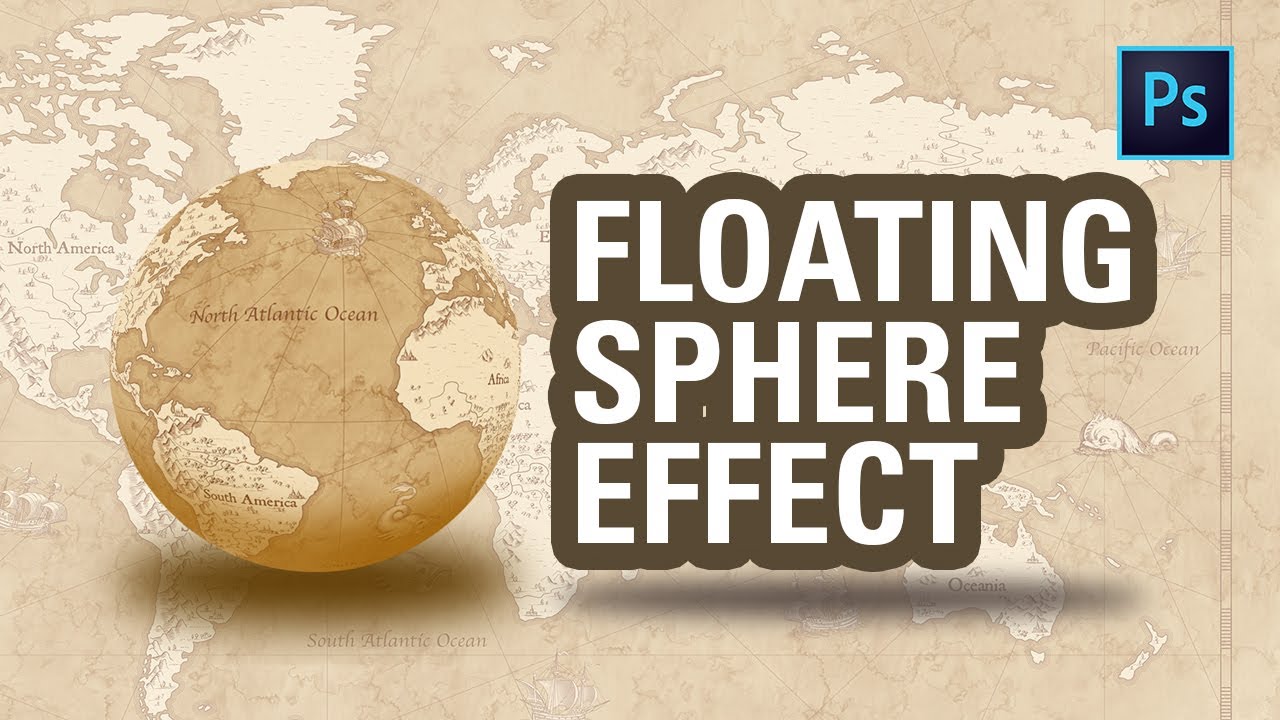 Floating Sphere Effect in Photoshop - YouTube