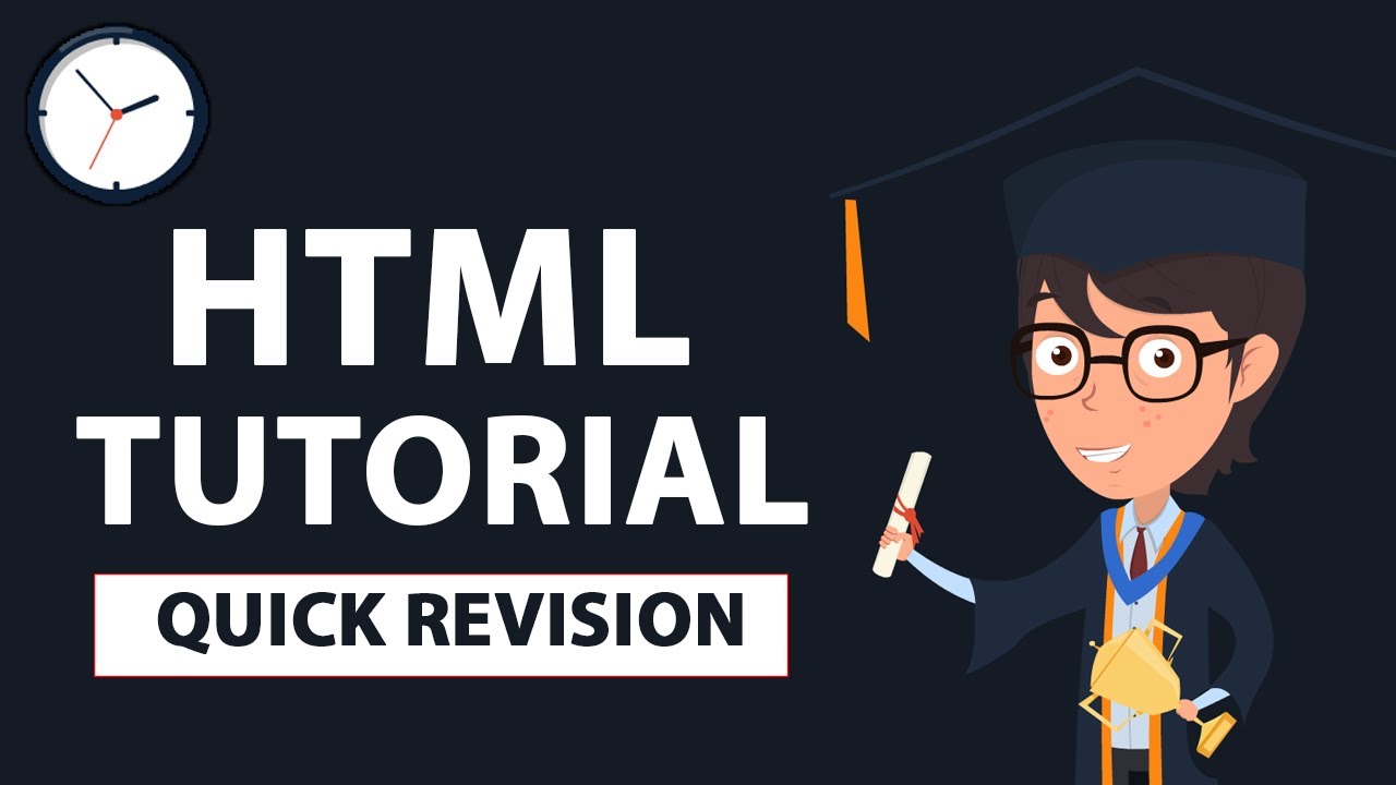 Html Tutorial -Quick Revision | 3D Character Animation - YouTube