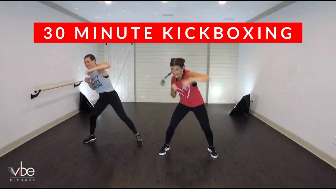 30-Minute Kickboxing Workout - Total Body - YouTube