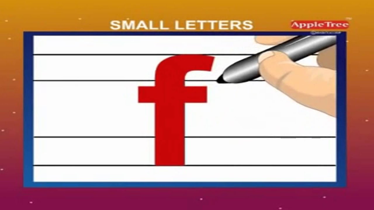 How To Draw Letter f - YouTube
