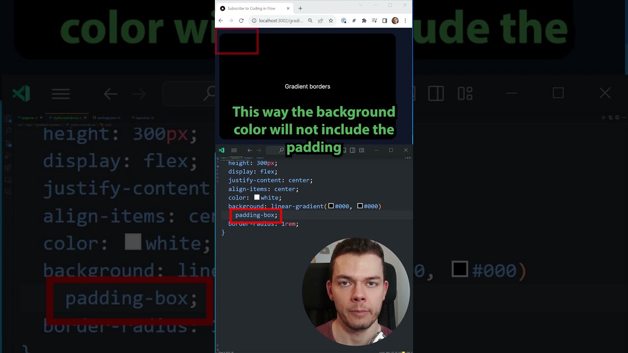 Easy Gradient Border In CSS css csstips csstutorials Easy Gradient Border In CSS css csstips csstutorials
