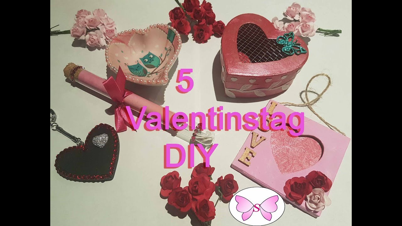 5 einfache Valentinstag DIY Geschenk Ideen, Valentinstag DIY ohne ...