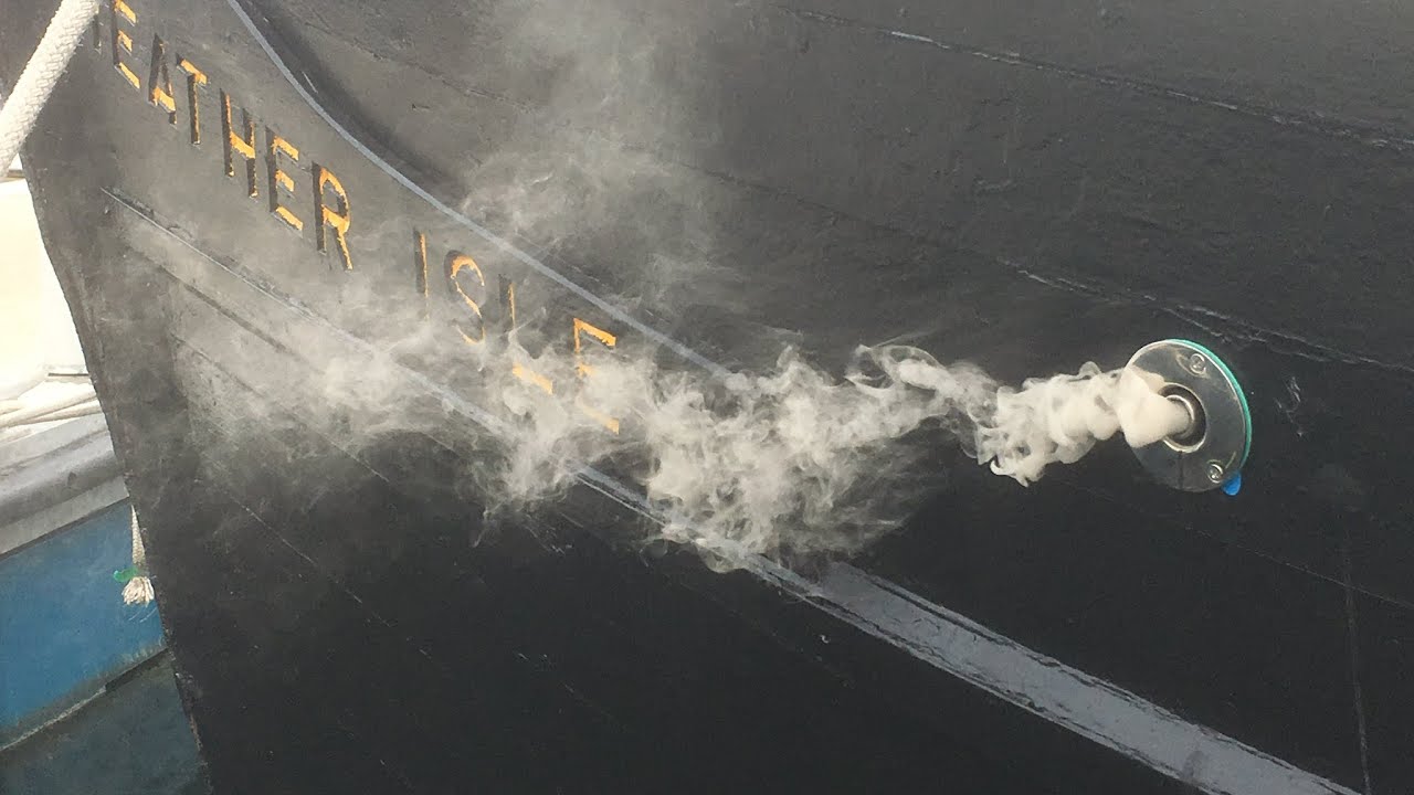 Boat diesel heater smoking, Fishing boat heating system @kintakintyea ...