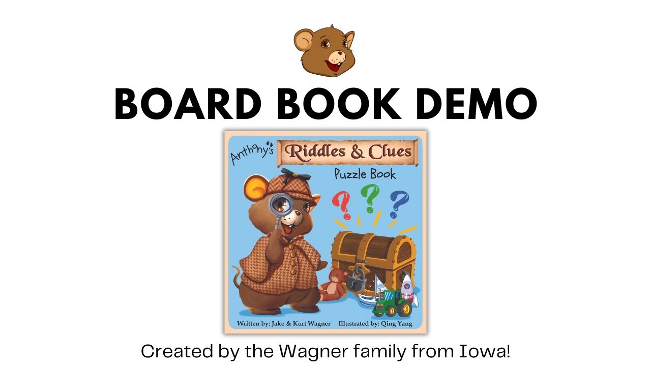 Anthony’s Riddles & Clues - Interactive Board Book for Babies ...