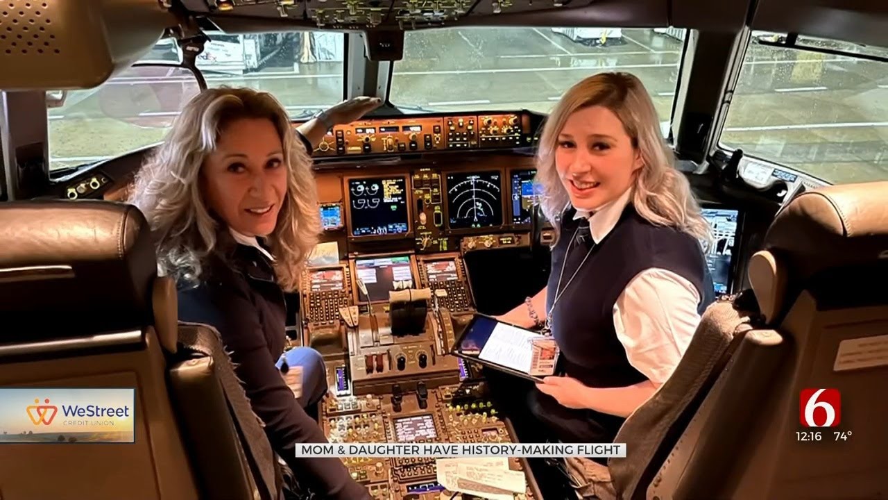 Mother, Daughter Make History As 1st To Co-Pilot International Flights ...
