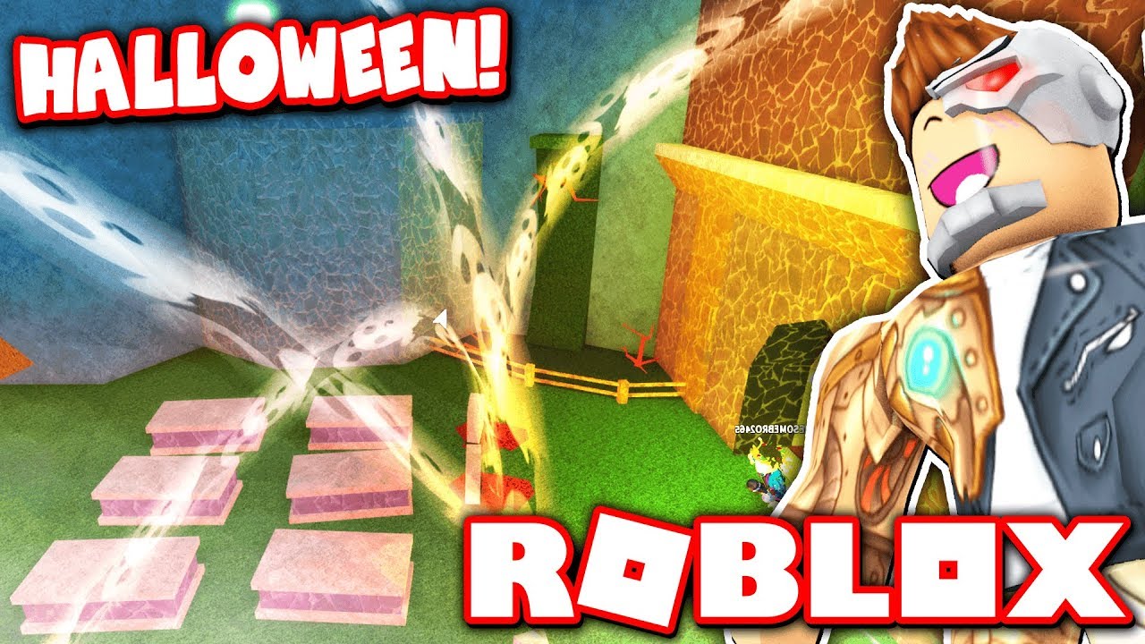 NEW HALLOWEEN MAP in FLOOD ESCAPE 2 UPDATE!! *Graveyard Cliffside ...