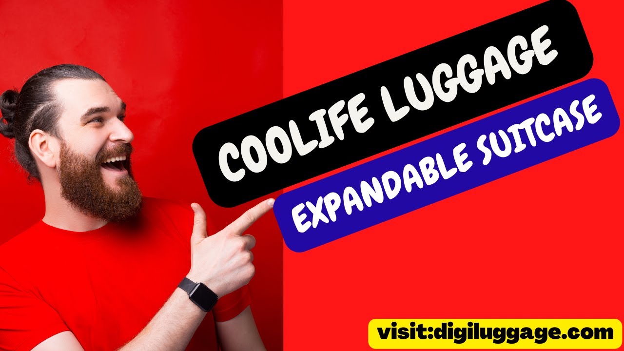 COOLIFE Luggage Expandable Suitcase - YouTube