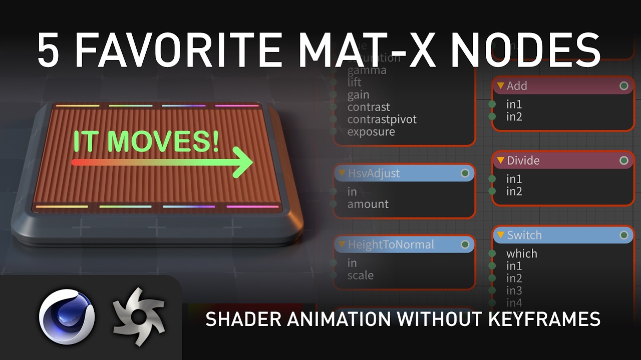 Silverwing: My 5 Favorite Material X Nodes in Octane - YouTube