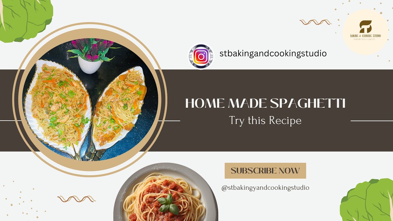 How to make delicious spaghetti at home|Step by step guide - YouTube