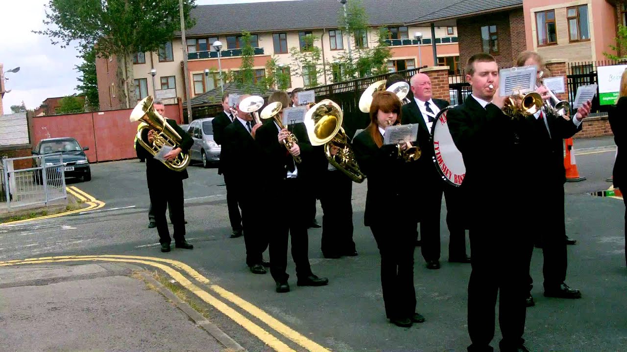Tyldesley Brass Band Bag Lane March performing Onward Christian ...