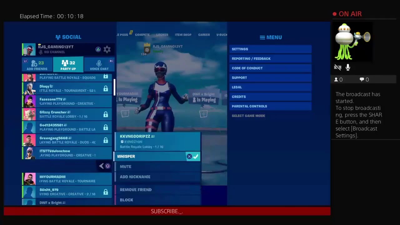 FIRST STREAM:FORTNITE - YouTube