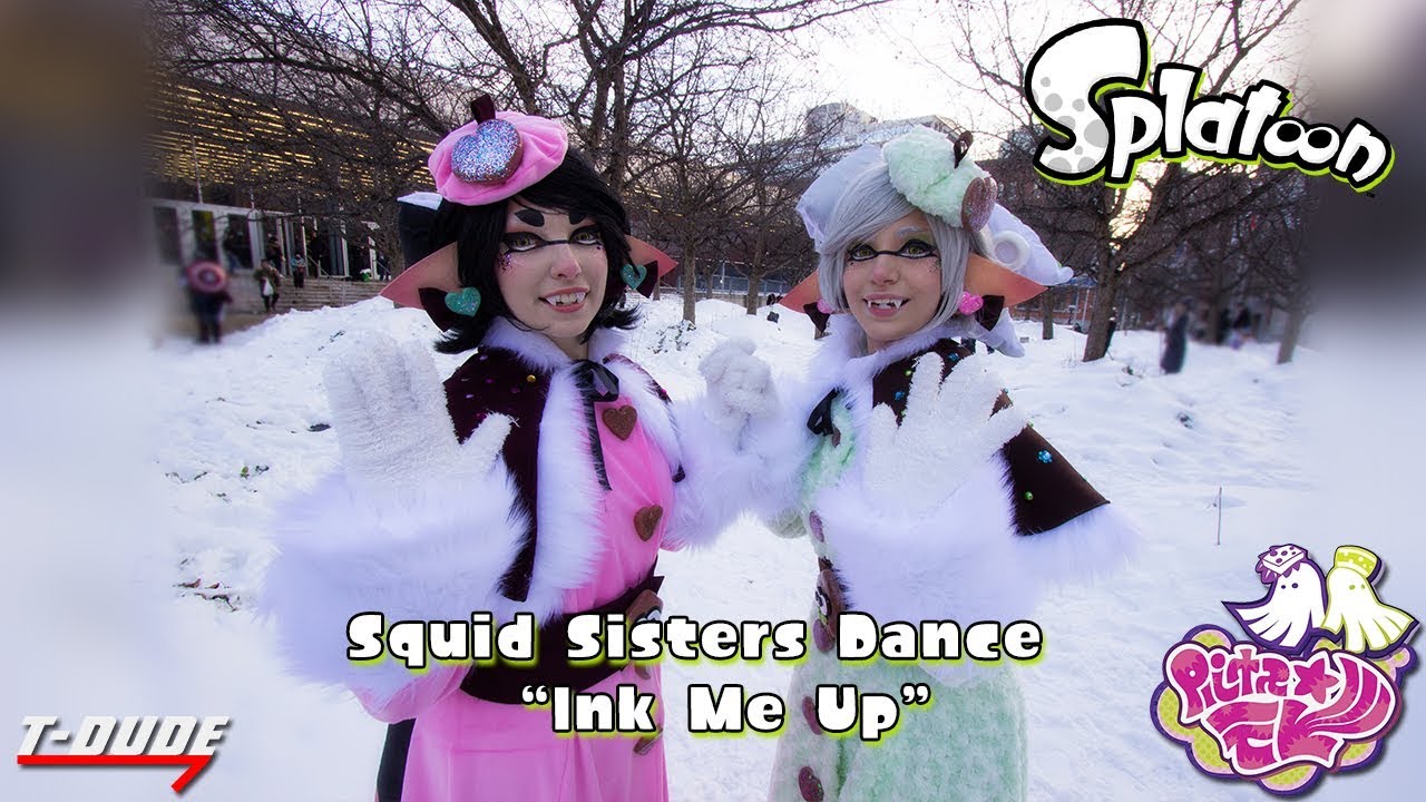 Splatoon Squid Sisters Dance - Ink Me Up | T-Dude - YouTube