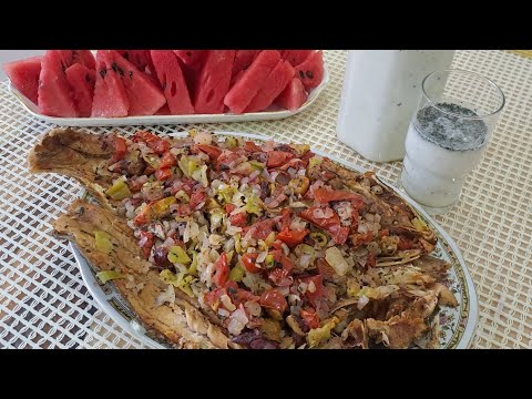 Duzlu baliq dolmasi .😋😋😋
