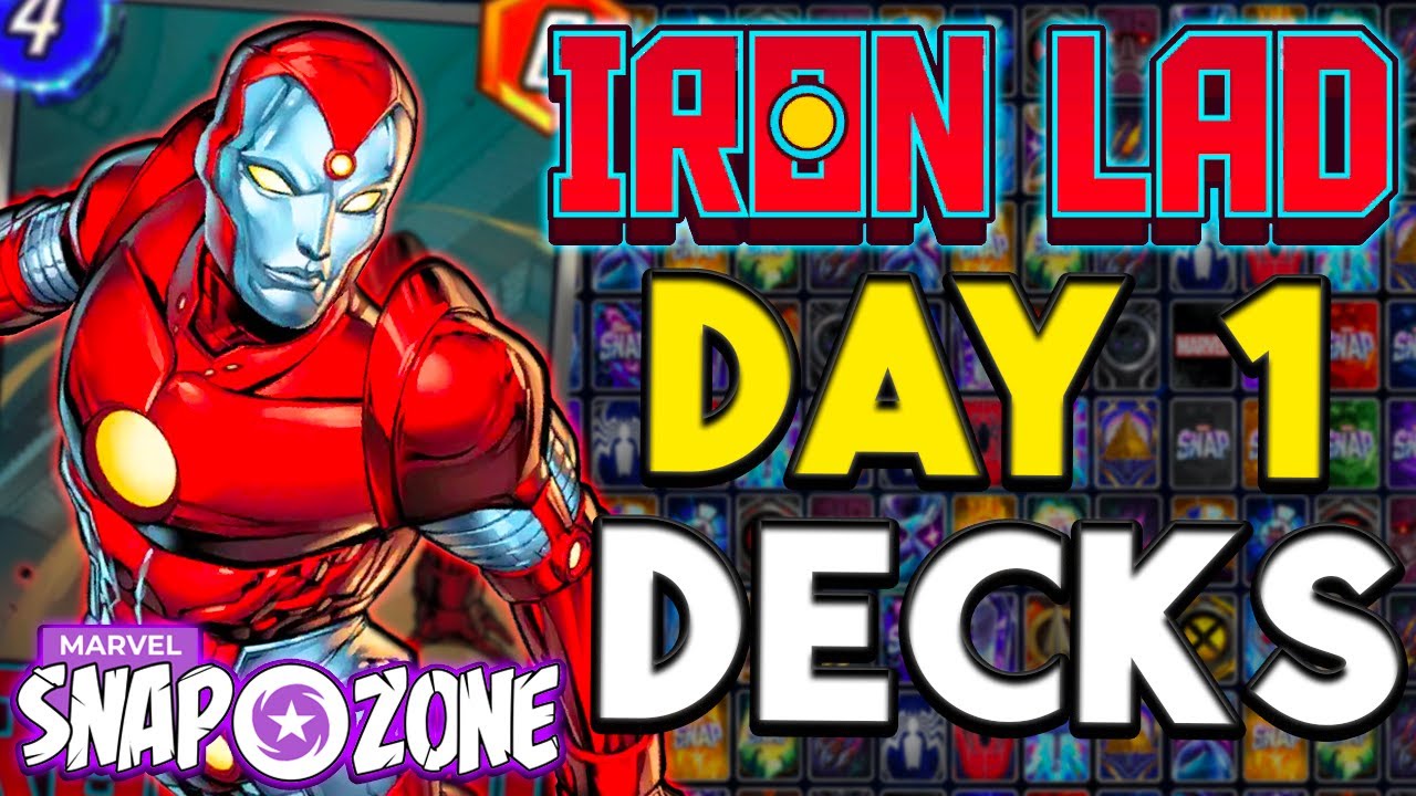The BEST Day 1 Iron Lad Decks to Try! Is He Worth Your Tokens? - Marvel ...