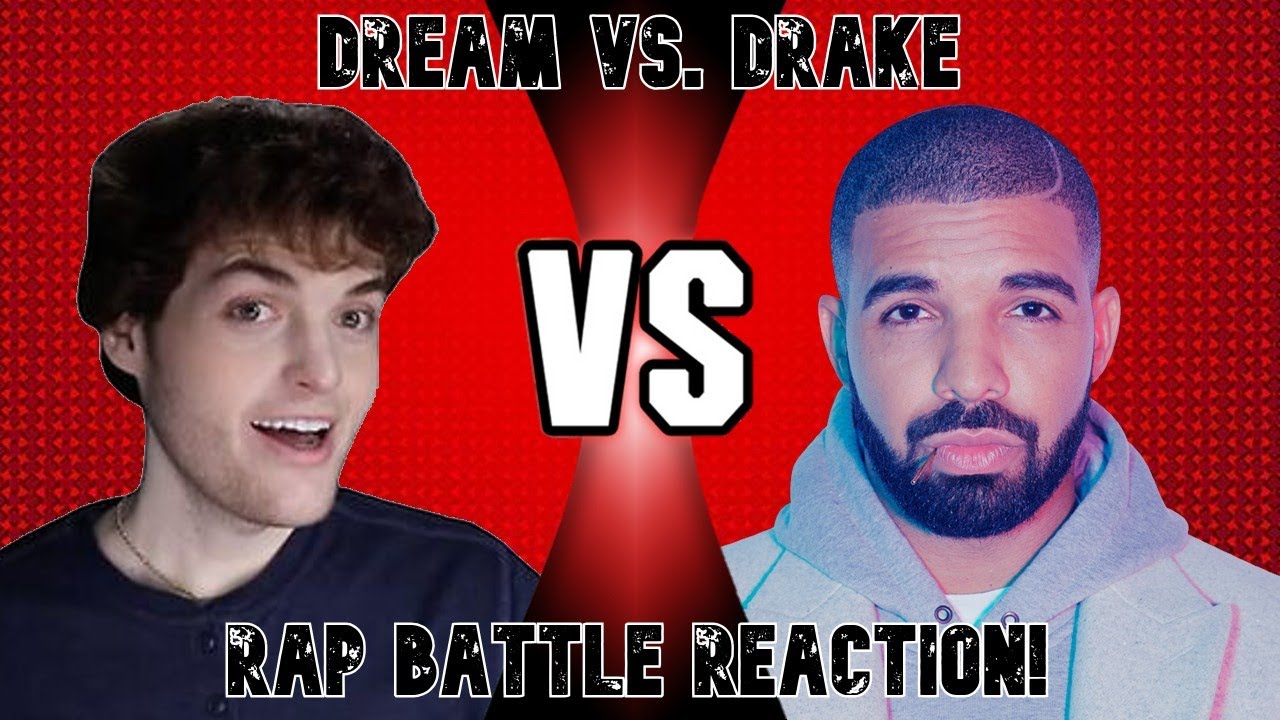 I hate both of these guys tbh | Dream Vs. Drake Rap Battle REACTION ...