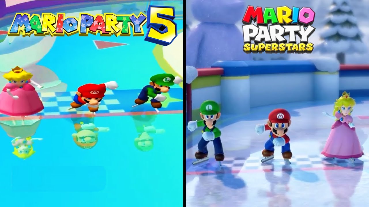 Evolution of all Mario Party 5 Minigames in Mario Party Superstars ...