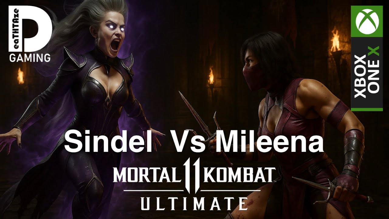 Mortal Kombat 11 Empress of Evil SINDEL VS Merciless MILEENA Gameplay ...