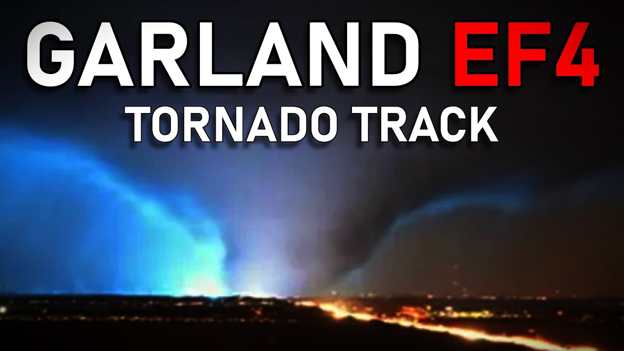 Christmas Nightmare - The Garland EF4 Tornado Track - YouTube