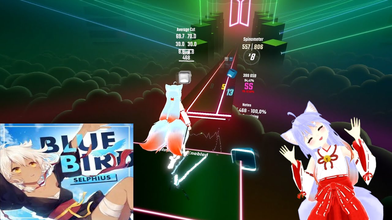[Beat Saber] Selphius - Blue Bird [German Version] [hard] [Full Body ...