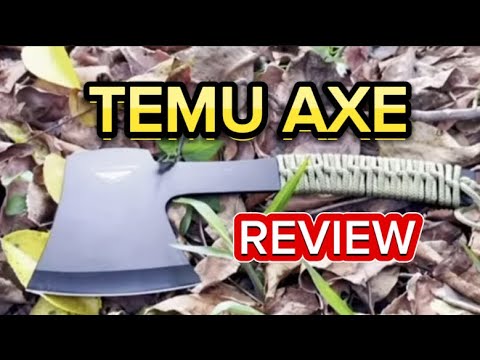 Temu Camping Axe: Reviewed - YouTube