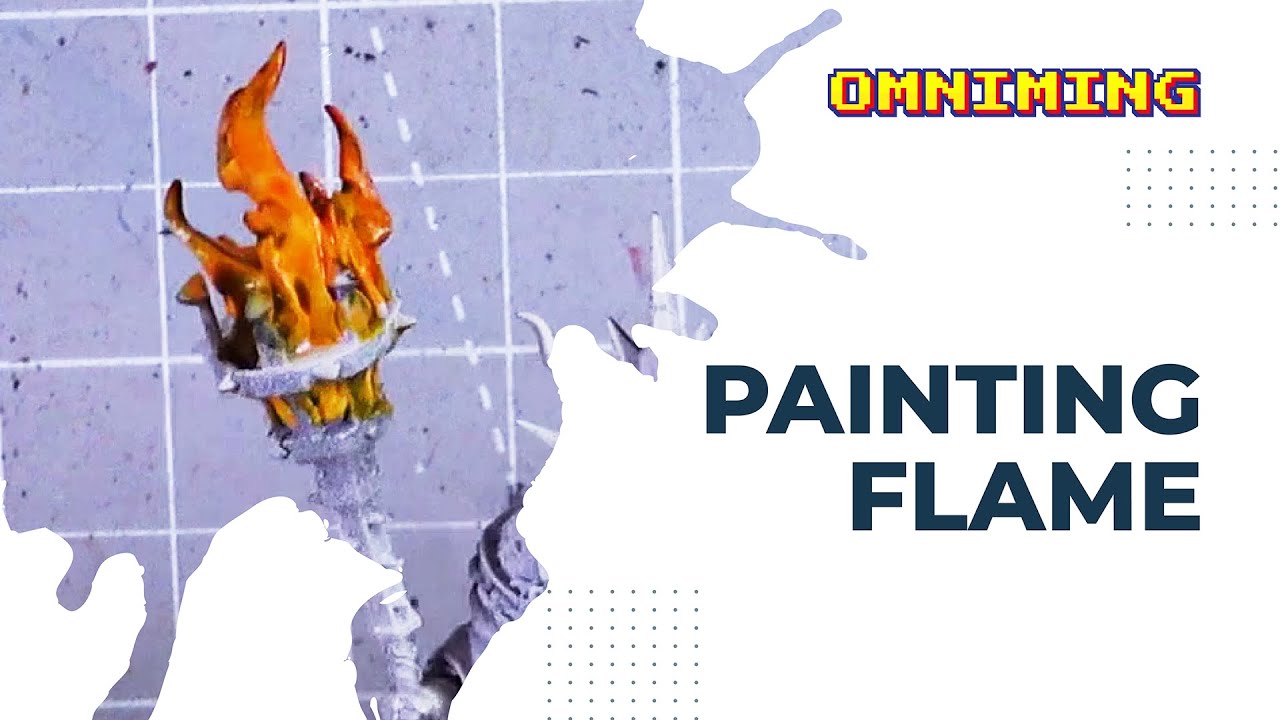 Painting Miniature Models with Realistic Fire Effects - YouTube
