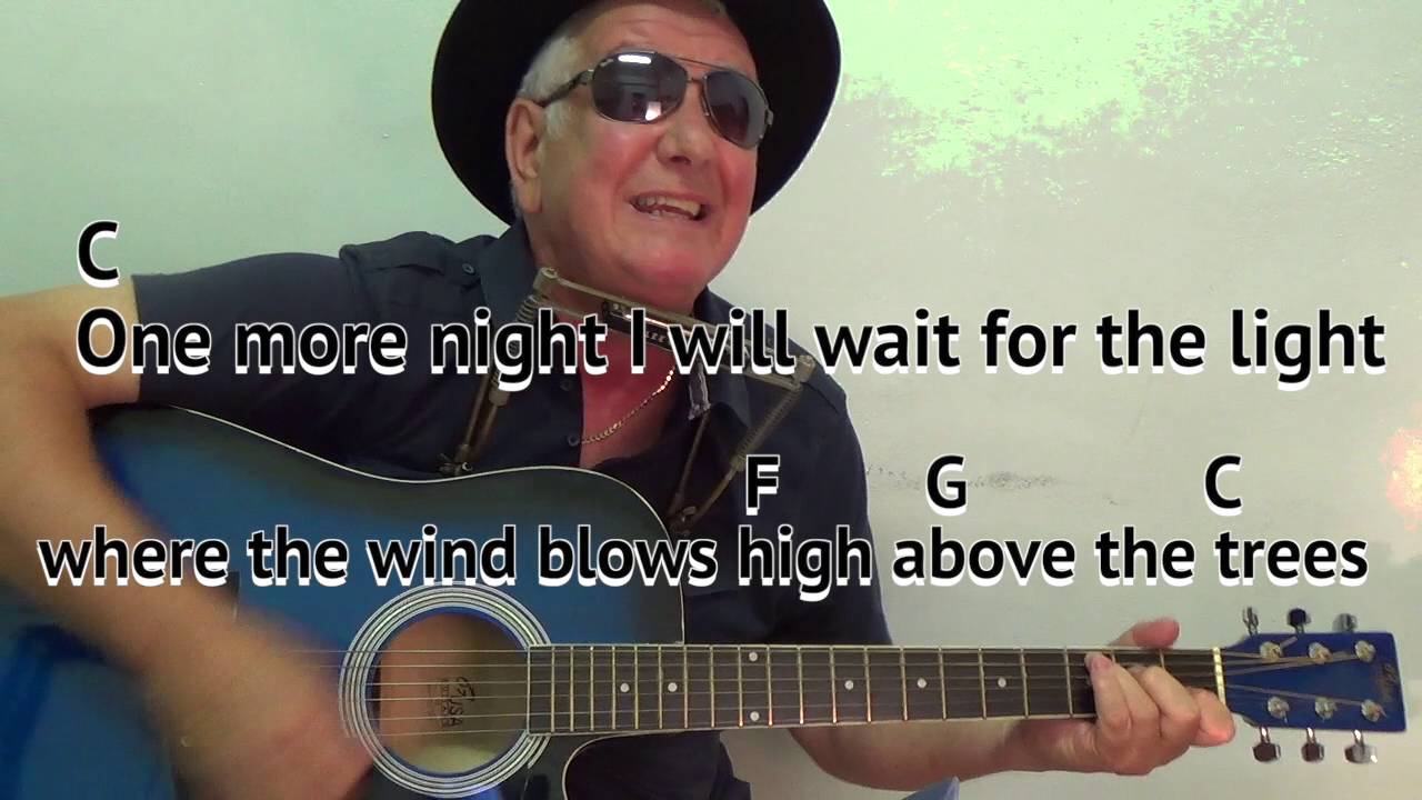 One More Night (Bob Dylan cover) GUITAR LESSON play-along chords and ...