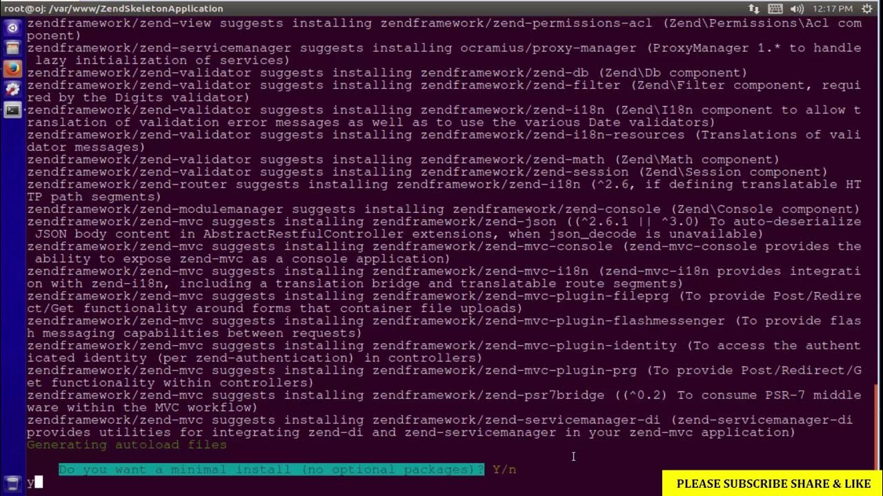 How to install Zend Framework 3 on Ubuntu 16 - YouTube