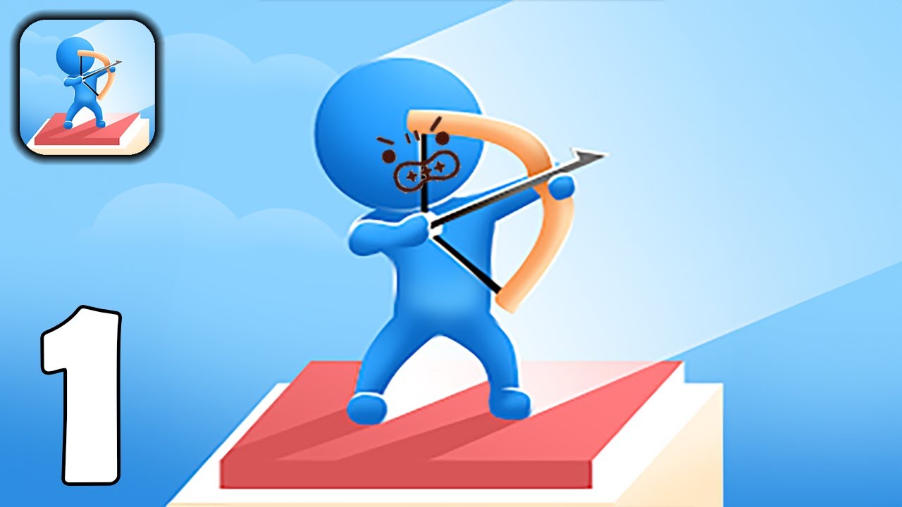 Draw Fort - Stickman Archer War - Part 1 - Gameplay Walkthrough(iOS ...