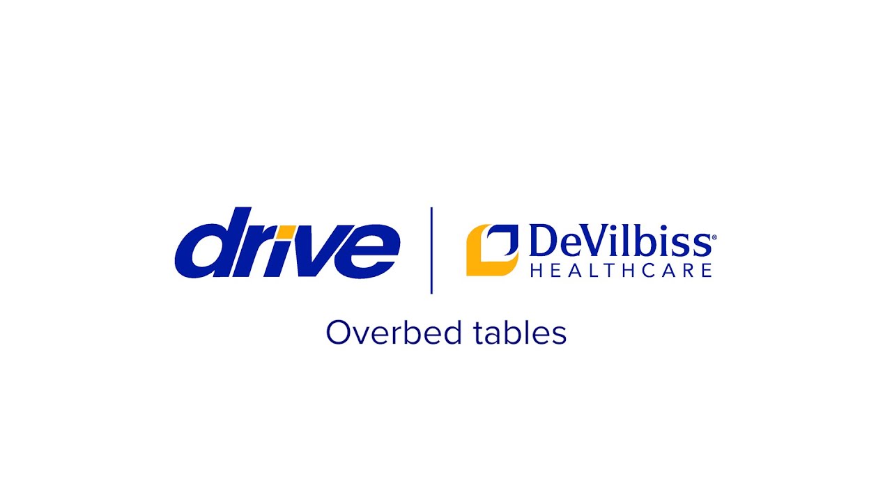 Overbed tables by Drive DeVilbiss - YouTube