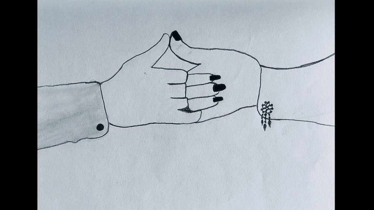 How to draw a cute couple hands drawing | Draw love couple hands dp art ...