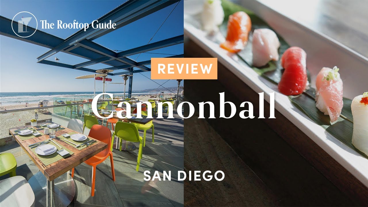 Cannonball rooftop bar in San Diego - Review - YouTube