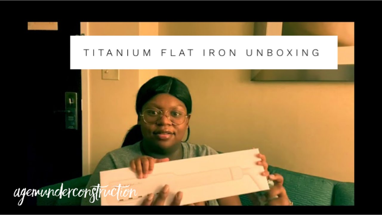 ROSILY WHITE TITANIUM PLATE FLAT IRON OPENING - YouTube
