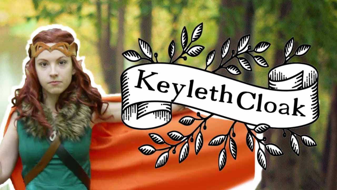 Making a Cloak for my Keyleth Cosplay - YouTube