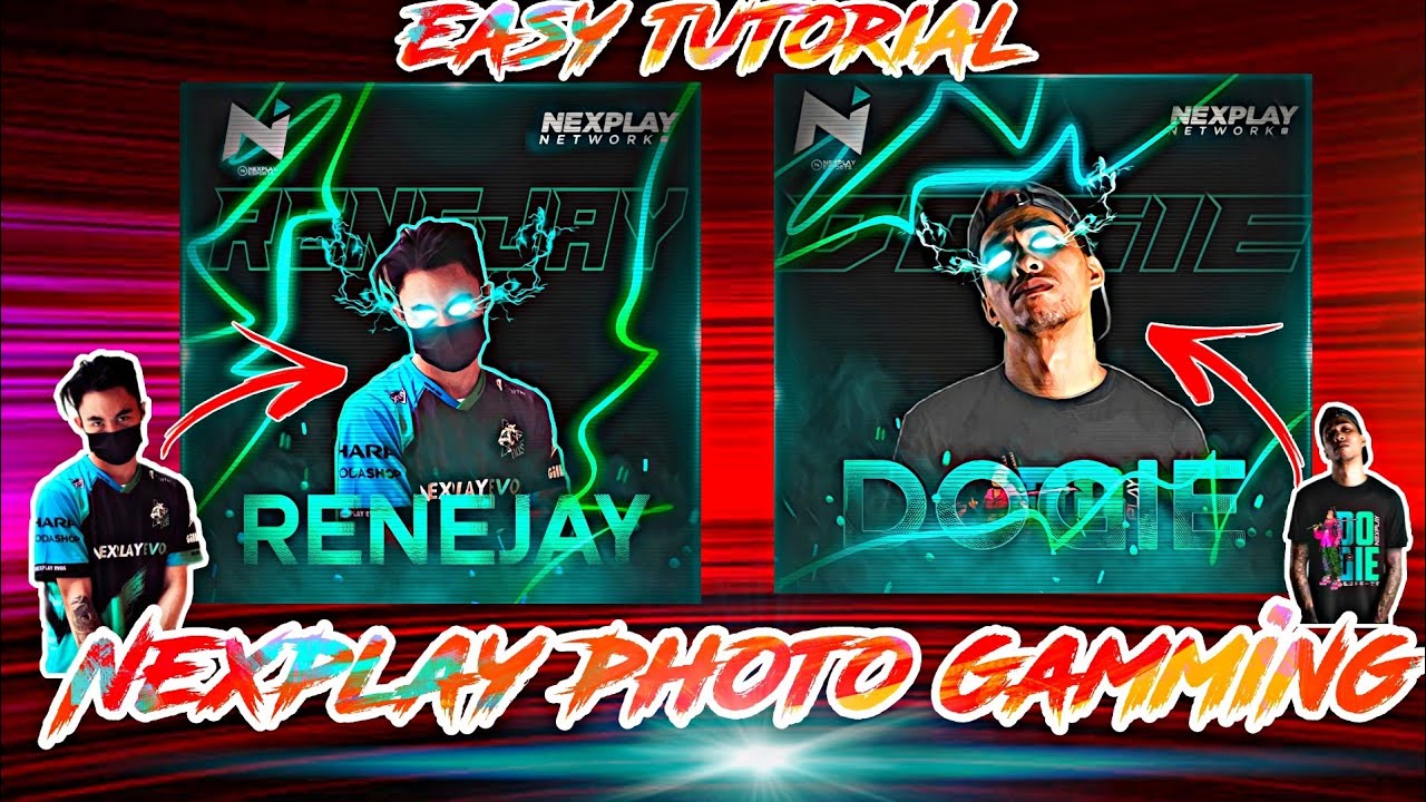 New Gaming Profile Nextplay Design Picsart Tutorial - YouTube