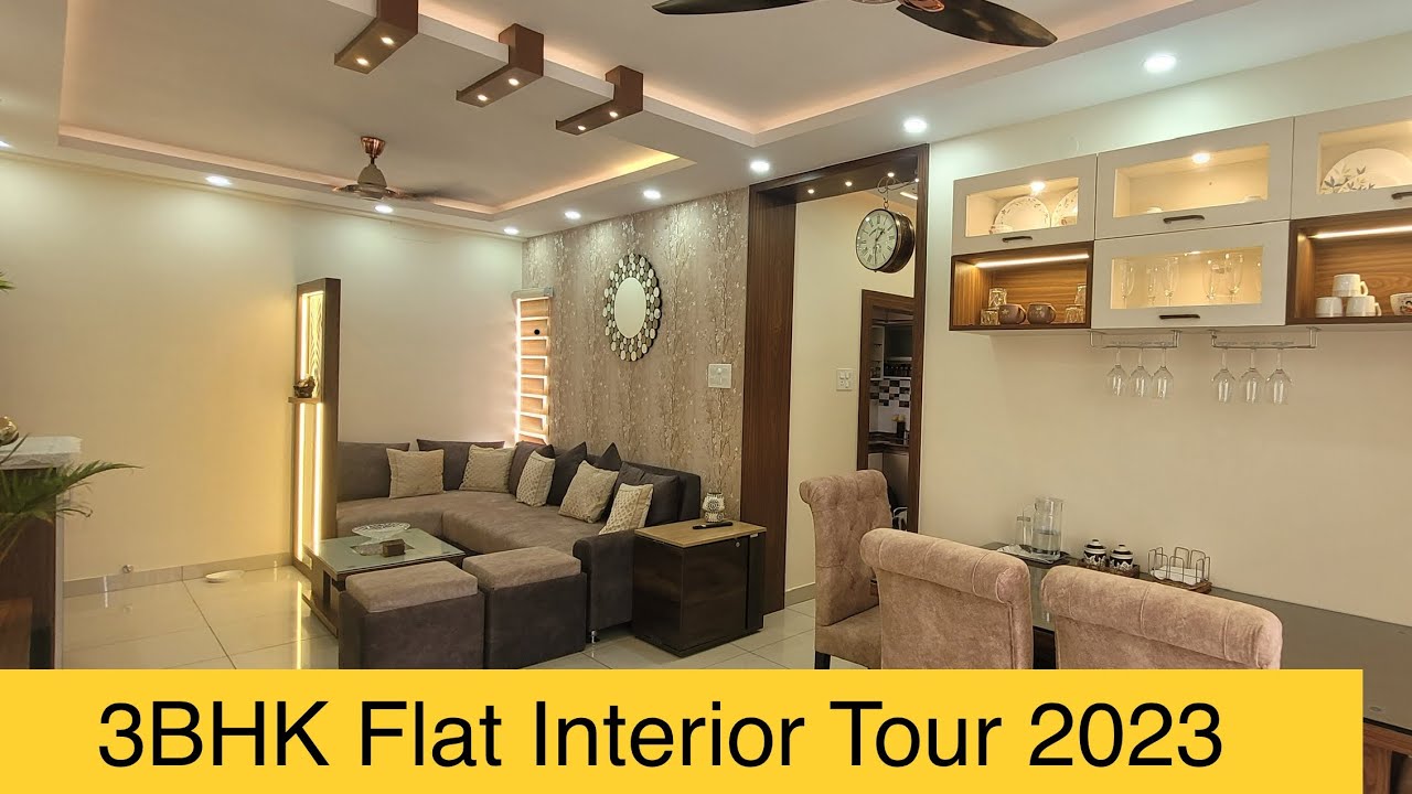 3BHK Flat Interior Design 2023 | Best 3bhk Interior Design in Kolkata ...