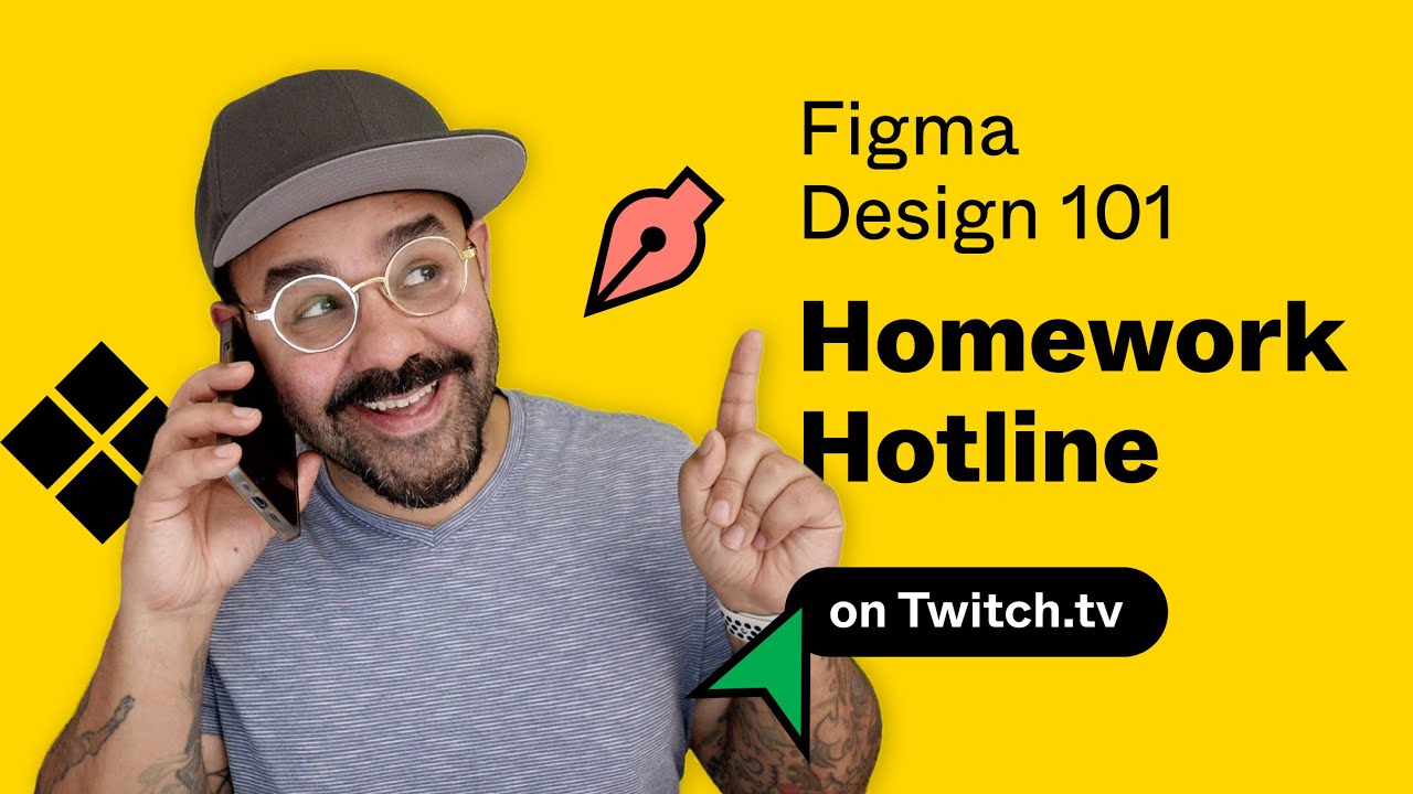 Figma Design 101 Homework Hotline livestream - YouTube