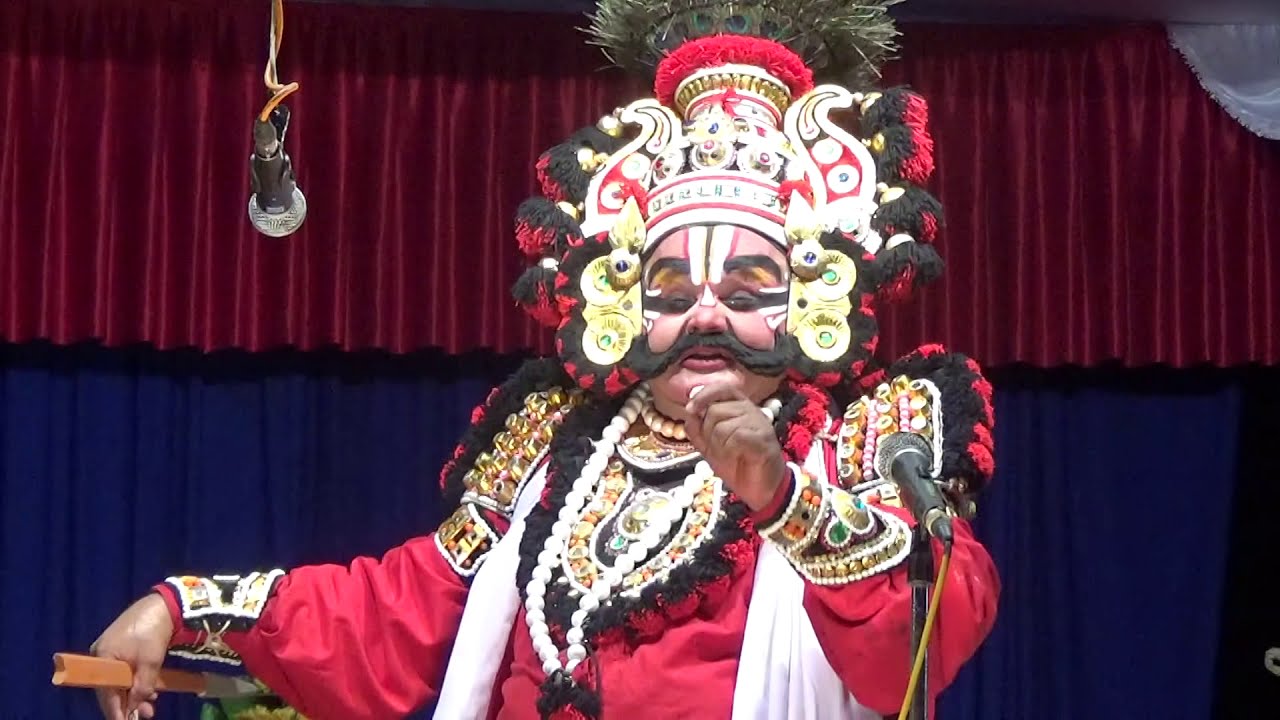 Yakshagana -- Manishada - 23 - Patla - Madhur-Kolathamajalu-Alva - YouTube
