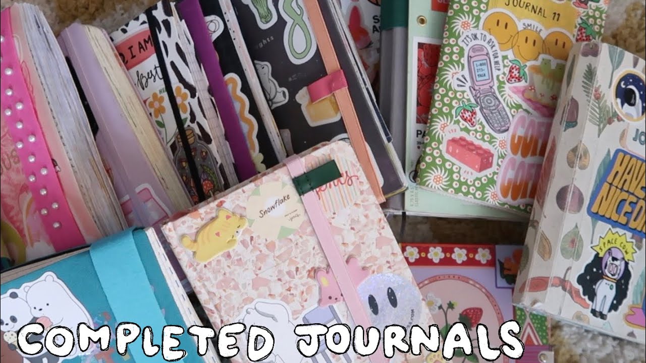 completed journal collection! | 2023 - YouTube