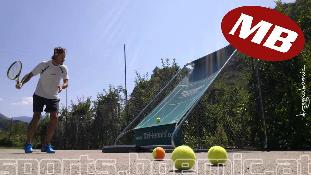sports.boemic. - Tri-tennis® XL - Training Vorhand Slice - YouTube