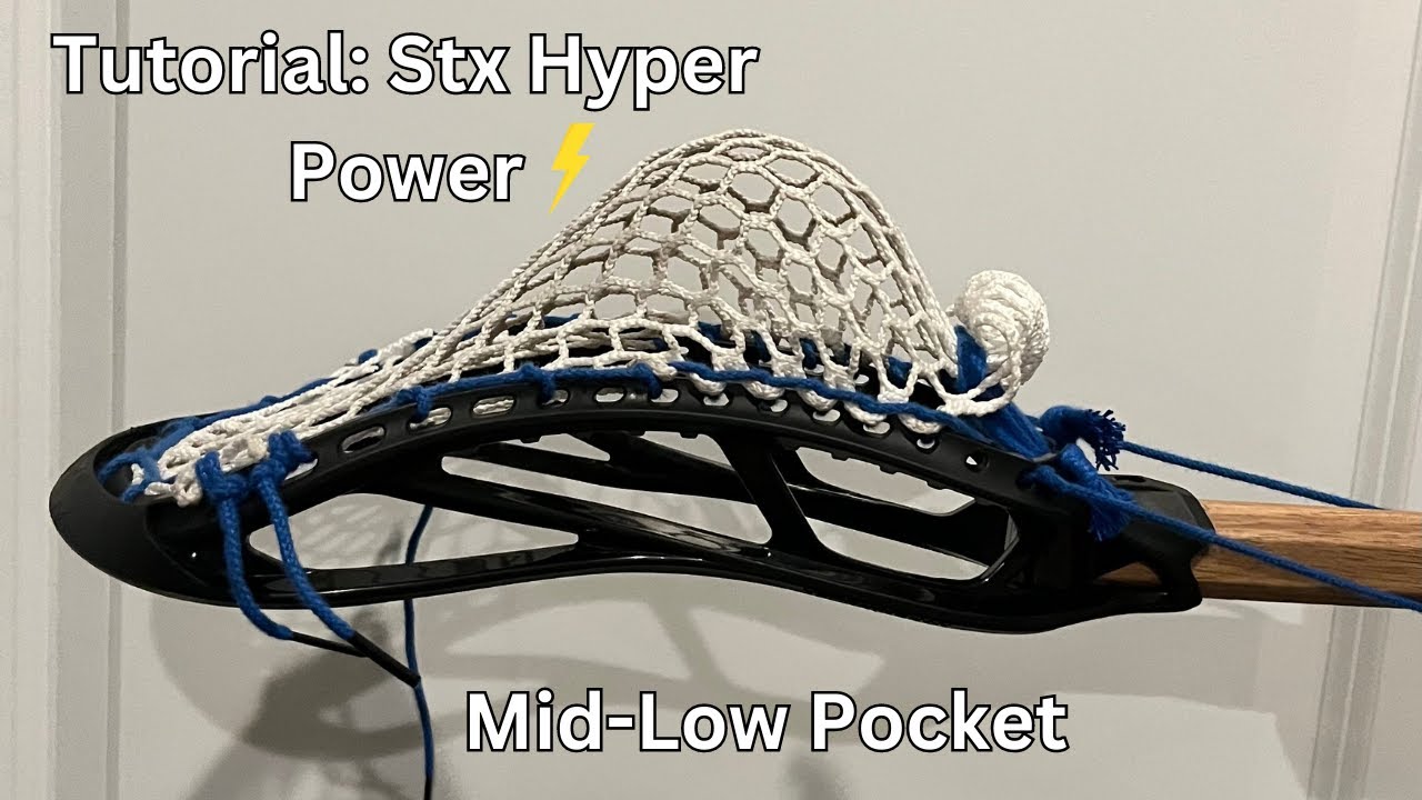 How to String an STX Hyper Power (Mid-Low Pocket) - YouTube