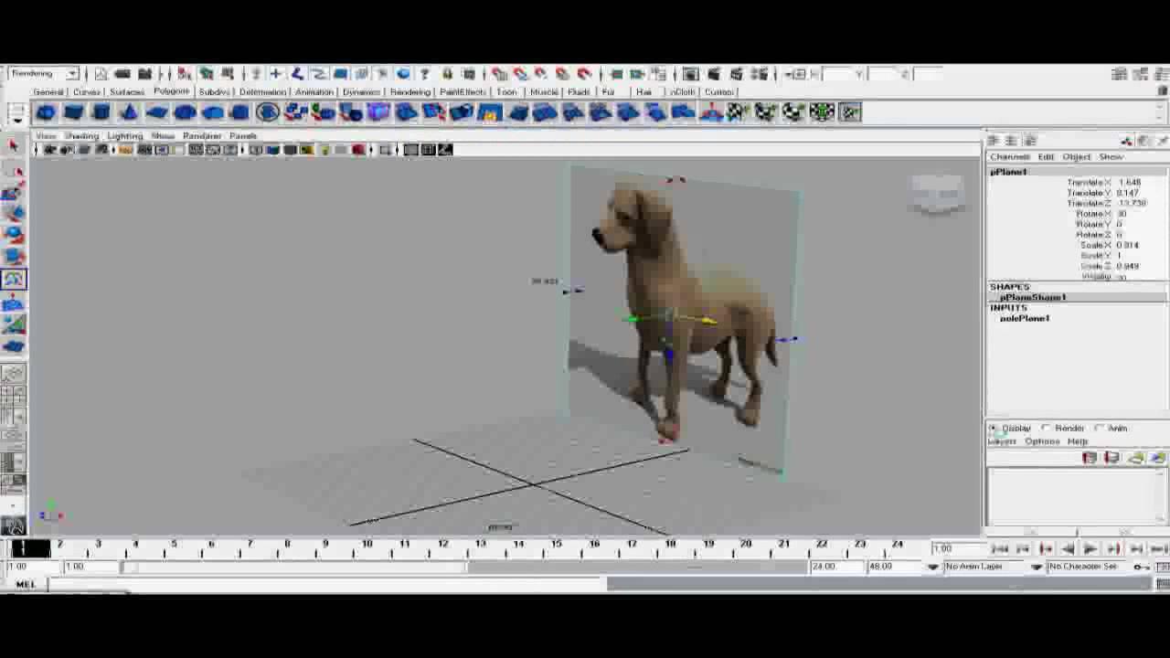 Autodesk's Maya Tutorial: How To Model A Dog Part 2 - YouTube