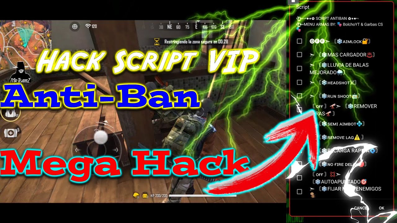 FREE FIRE HACK SCRIPT 1.47.7 By El bolchoYT - YouTube