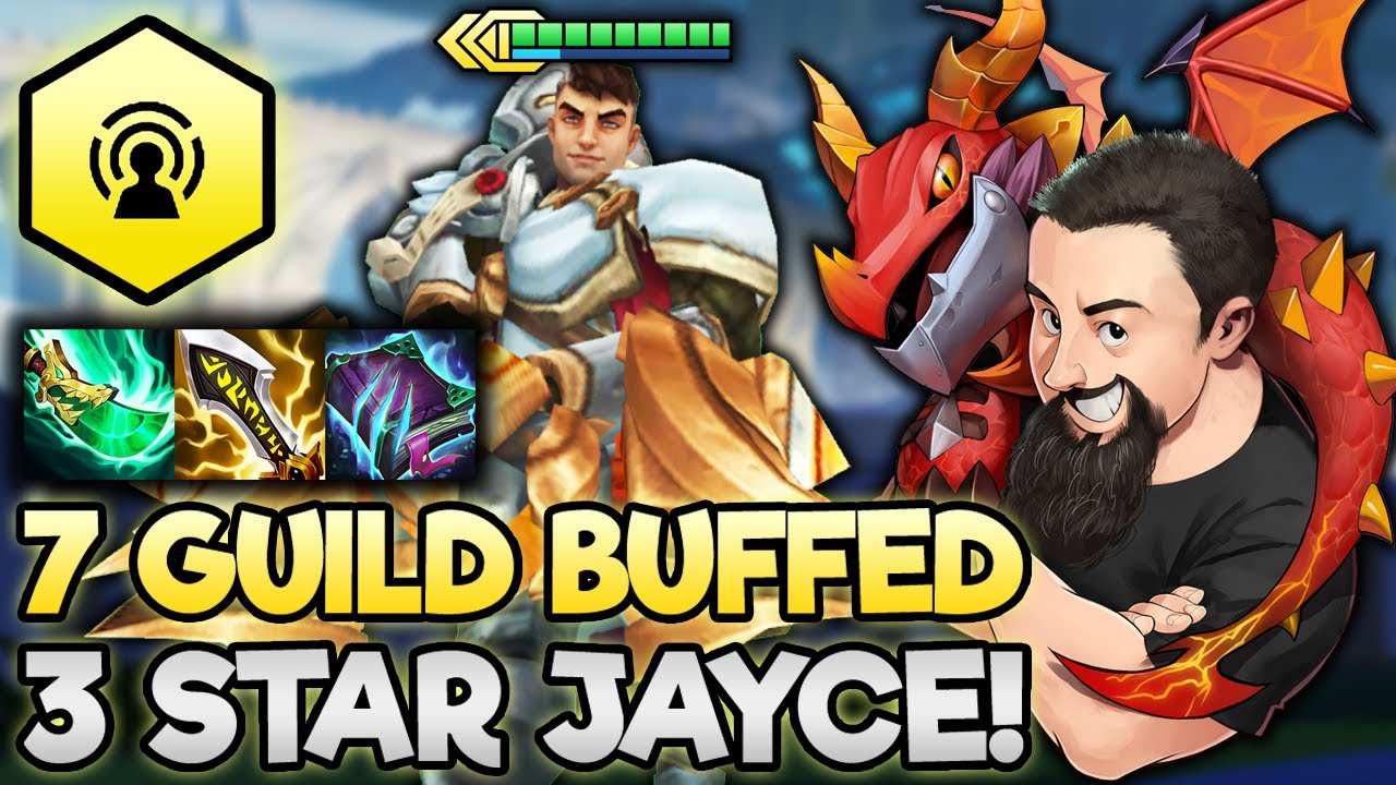 3 Star Jayce - 7 Guild Gives So Many Stats!! | TFT Uncharted Realms ...